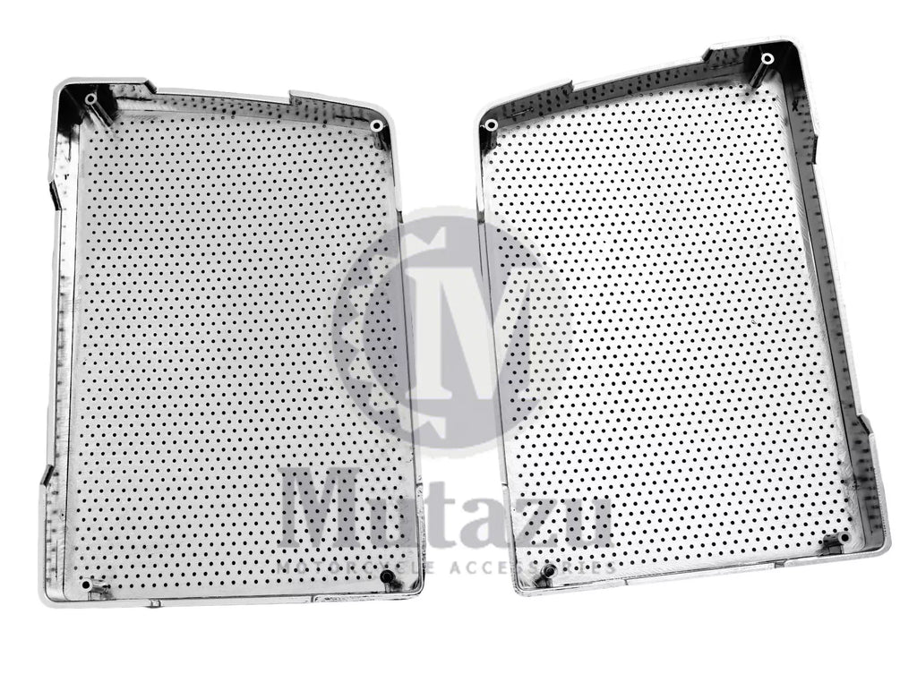 Chrome Speaker Grills Mesh Covers fits Mutazu 6 x 9 Speaker lids for H ...