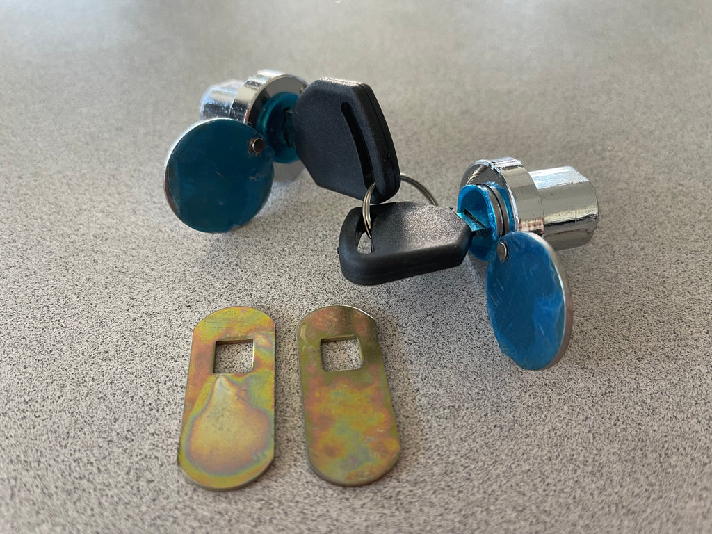 Mutazu Replacement LN Lock Set for Mutazu LN Hard Saddlebags 2 Keys an ...