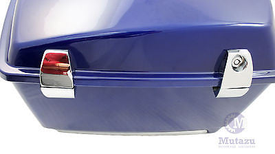 Mutazu Cobalt Blue Premium King CVO Tour Pak for Harley Touring FLHR F ...