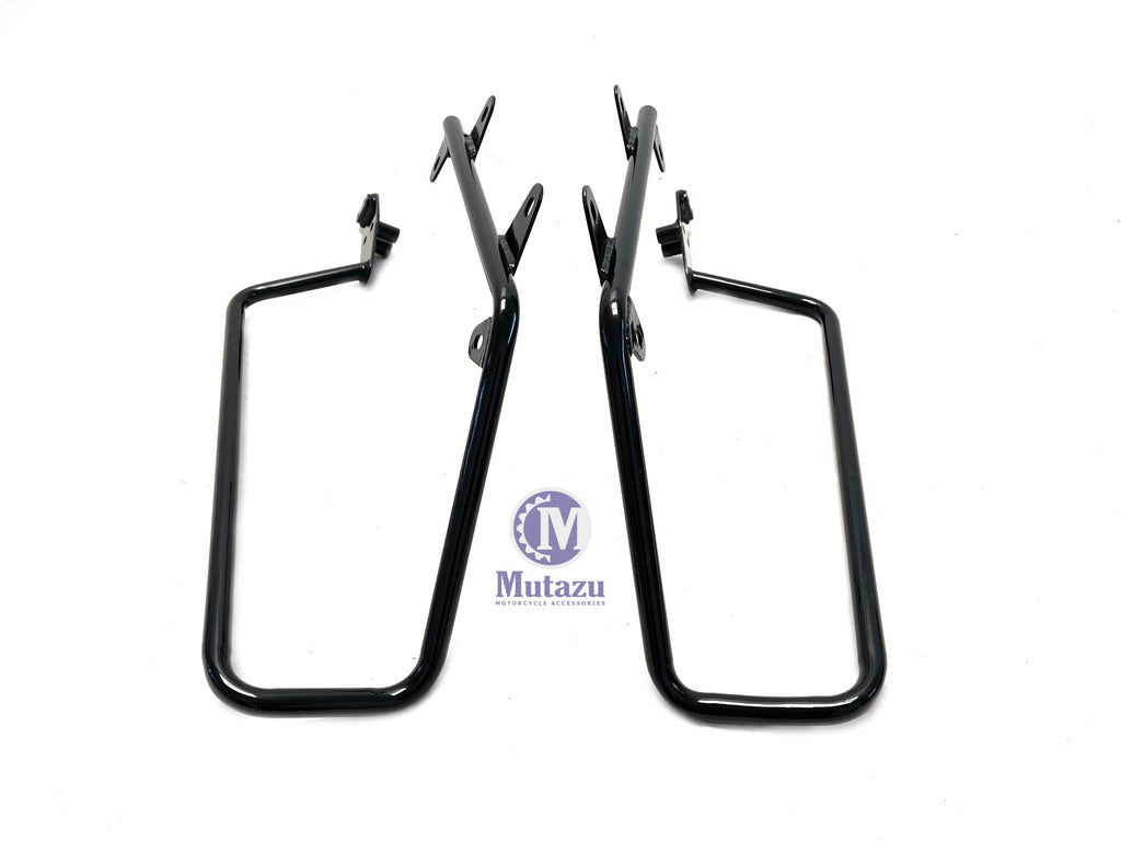 Mutazu Conversion Brackets for Harley Bags to Yamaha V Star 650 Classi ...