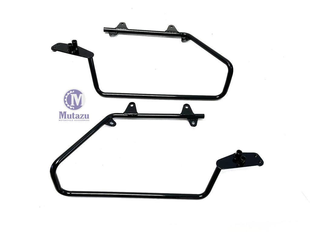 Mutazu Conversion Brackets for Harley Bags to Yamaha V Star 650 Classi ...